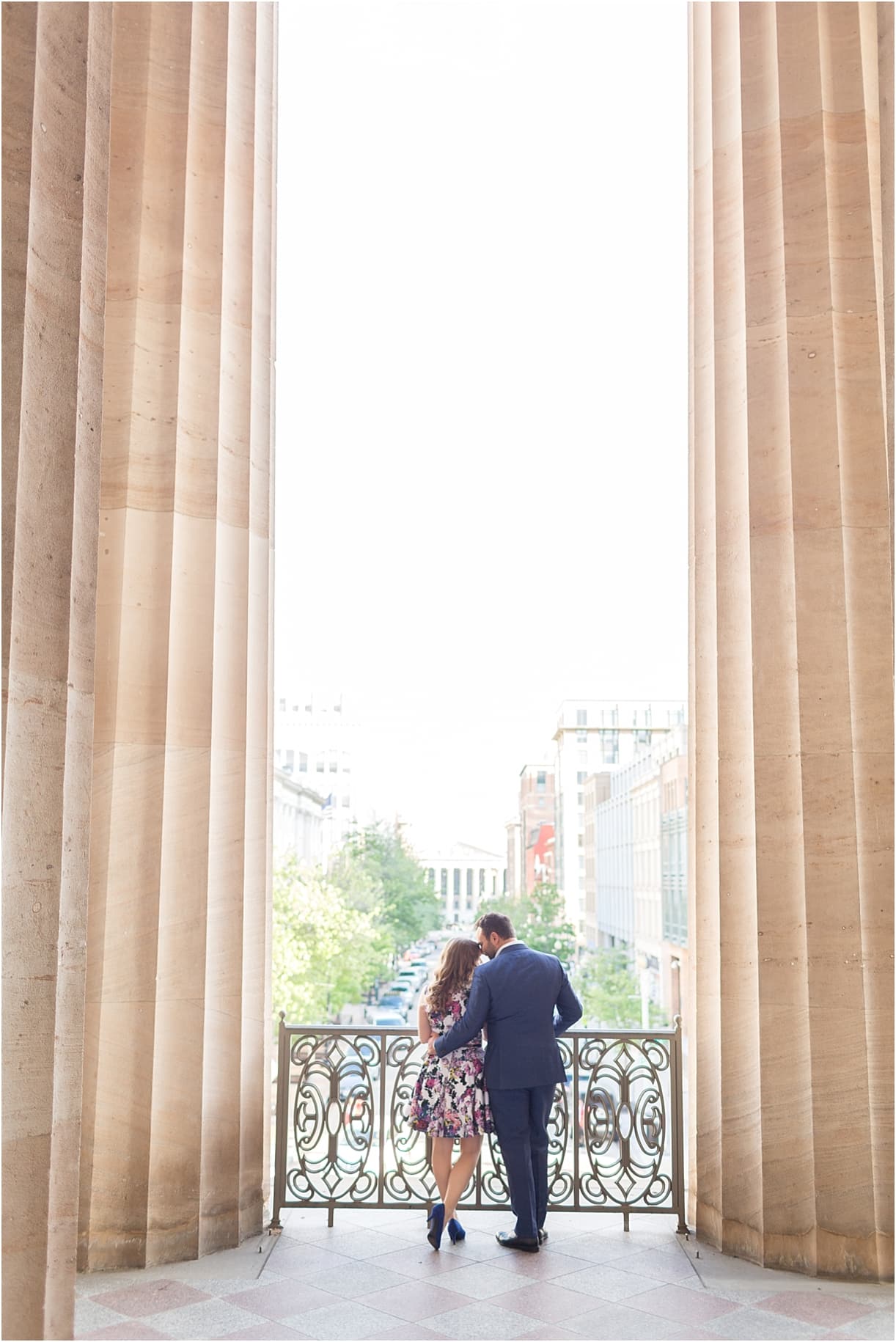 National Portrait Gallery Engagement Session | Hill City Bride Blog