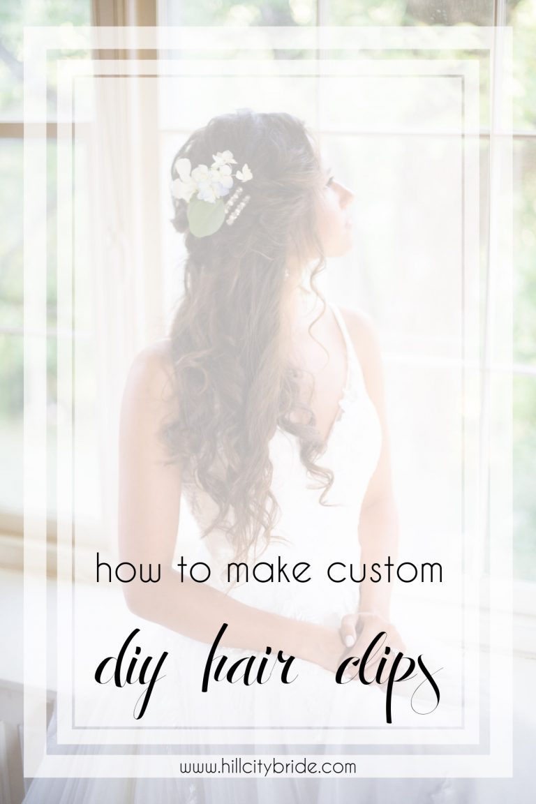 How to Make DIY Hair Clips That Are Customizable | Hill City Bride Blog