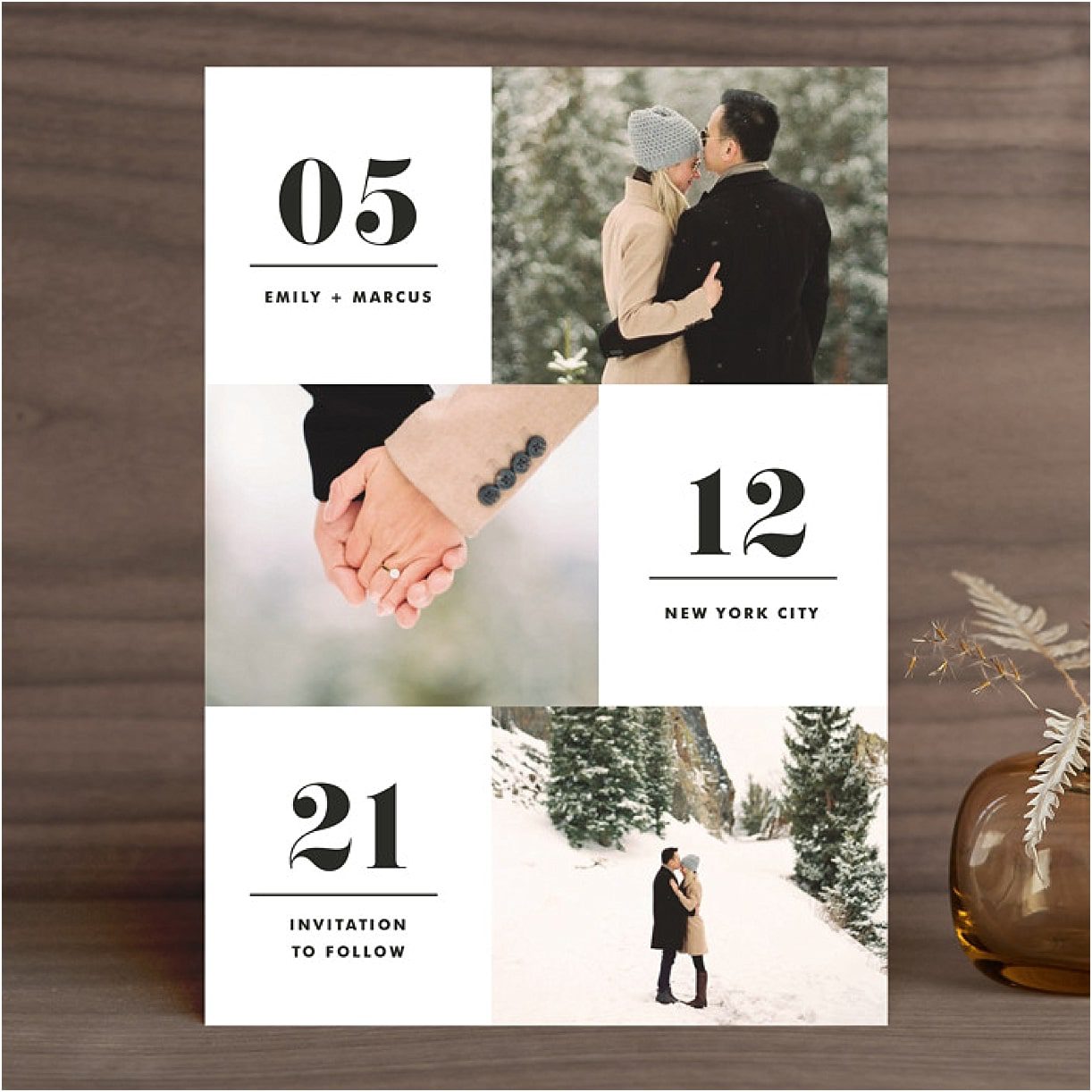 6 Wedding Save the Date Designs from Minted | Hill City Bride Blog
