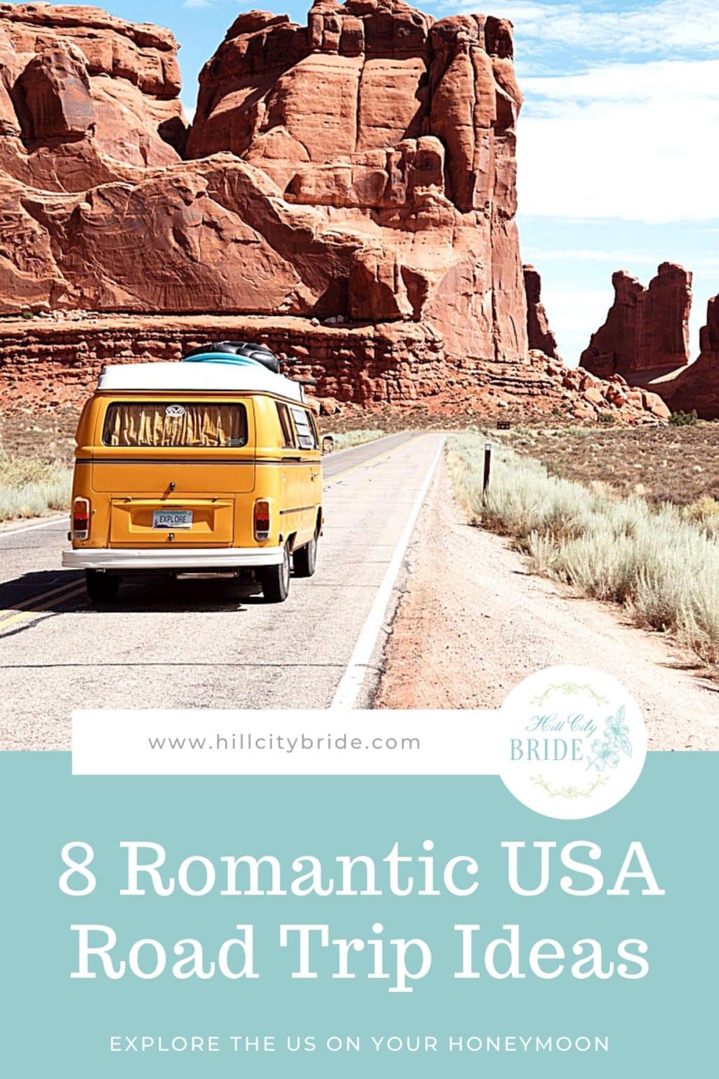 8 of the Best Romantic Road Trip Ideas for Honeymooners in the US - HCB